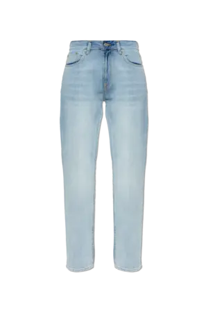 Emporio Armani Jeans With A Logo-shaped Appliqu