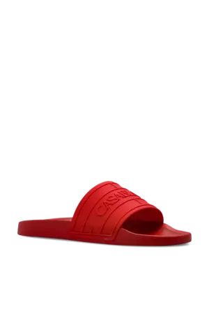 Casablanca Rubber Flip-flops With Logo