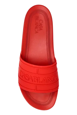 Casablanca Rubber Flip-flops With Logo