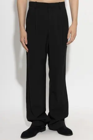 Balmain Wool Pleated Trousers
