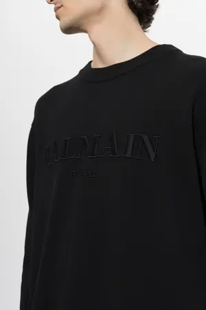 Balmain Sweater With Embroidered Logo