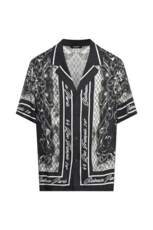 Balmain Silk Short-sleeve Shirt