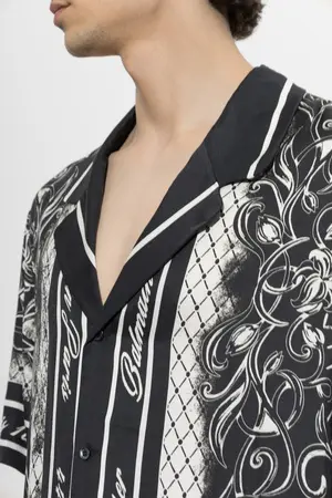 Balmain Silk Short-sleeve Shirt