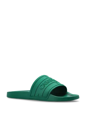 Casablanca Rubber Flip-flops With Logo