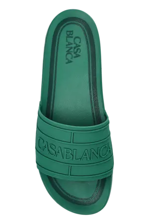 Casablanca Rubber Flip-flops With Logo