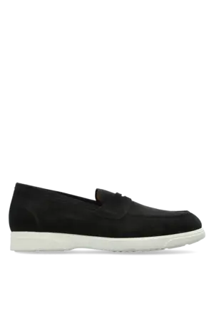 Kiton Suede "loafers" Shoes - Black