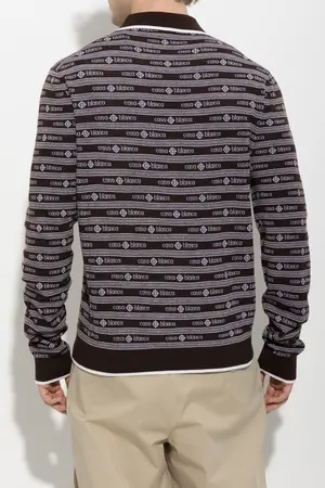 Casablanca Wool Polo With Monogram