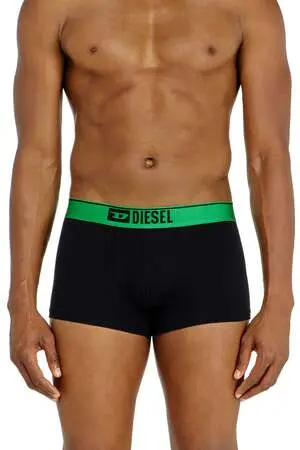 DIESEL® Three-pack Boxer Briefs With Metallic Waistband - Black