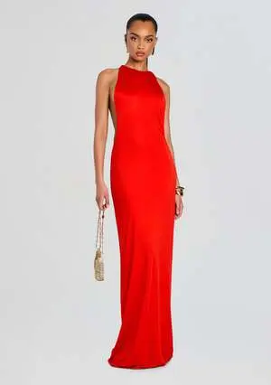 Retrofete Blodwen Maxi Dress With Rope Detail