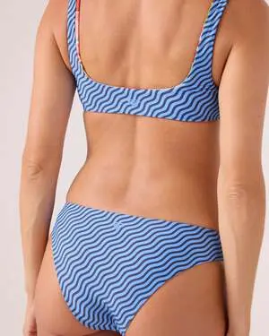 Roxy Ripple Effect Reversible Hipster Moderate Bikini Bottom