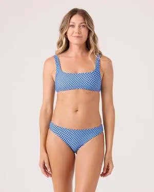 Roxy Ripple Effect Reversible Hipster Moderate Bikini Bottom