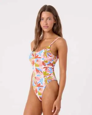 Roxy Ripple Effect Reversible Low Back Moderate One Piece