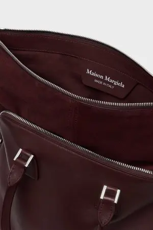 MAISON MARGIELA 5ac Soft Medium Leather Tote Bag