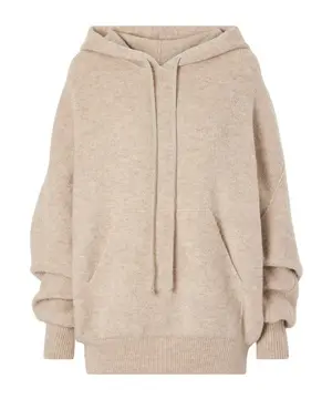 Rick Owens Wool-blend Hoodie - Beige