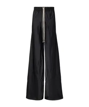 Rick Owens Satin Drawstring Wide-leg Pants