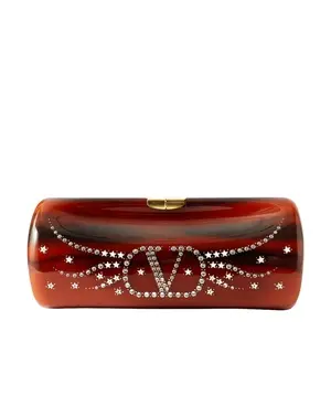 Valentino Garavani Pince Vlogo Clutch