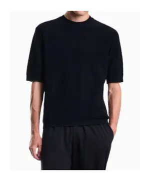 Emporio Armani Chevron Jacquard Knit Sweater