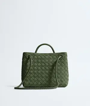 Bottega Veneta Small Andiamo Woven Shoulder Bag