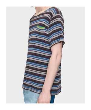 MAISON MARGIELA Striped Wool Crewneck Sweater