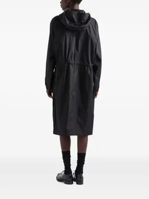 Prada Re-nylon Zip-up Hooded Raincoat