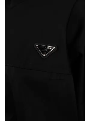 Prada Re-nylon Zip-up Hooded Raincoat