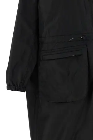 Prada Re-nylon Zip-up Hooded Raincoat