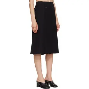 MAISON MARGIELA Wrap Design Buttoned Midi Skirt