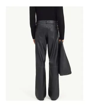 MAISON MARGIELA Leather-effect Trousers