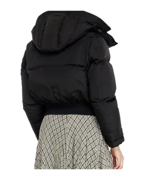 DIESEL® Wrinkled-nylon Down Puffer Jacket With Detachable Hood