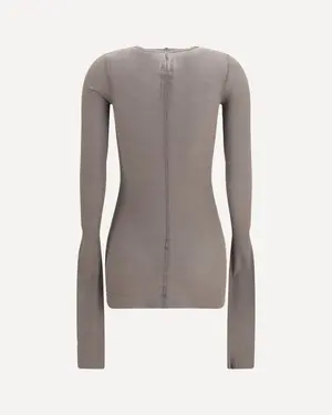 Rick Owens Crew Neck Long-sleeved T-shirt
