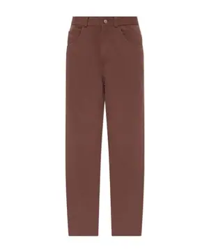 MAISON MARGIELA Casual Pants With Belt Loops - Red