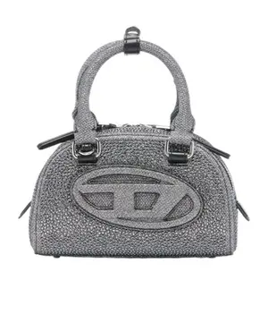 DIESEL® 1dr Dome Rhinestone Tote Bag