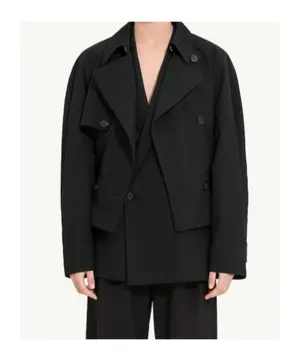 MAISON MARGIELA Belted Wool Blend Jacket