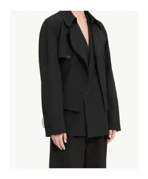 MAISON MARGIELA Belted Wool Blend Jacket
