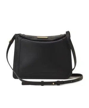 LANVIN Compagnon 16 Asymmetrical Shoulder Bag - Black