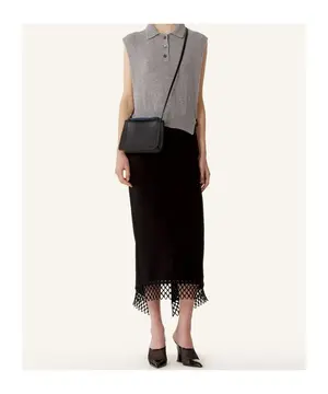 LANVIN Compagnon 16 Asymmetrical Shoulder Bag