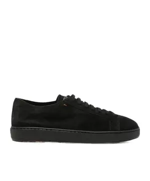 Santoni Lace-up Low-top Casual Shoes - Black