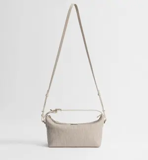 Dior Zippered Shoulder Bag With Cd Clasp