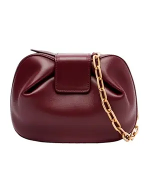 Gabriela Hearst Soft Demi Leather Clutch - Red