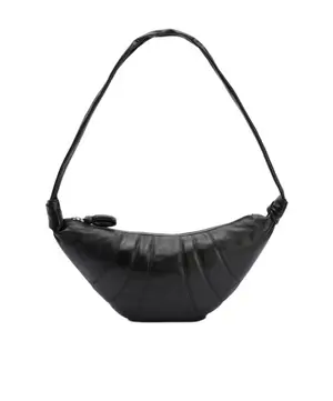 LEMAIRE Medium Croissant Bag - Black