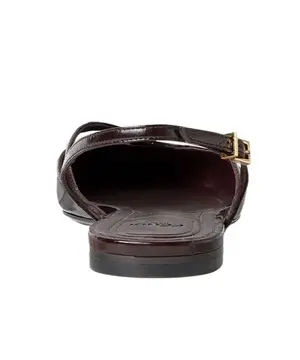 Fendi Ffold Square-toe Flats