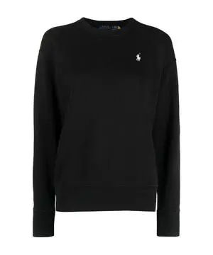 Polo Ralph Lauren Embroidered Crewneck Sweatshirt - Black