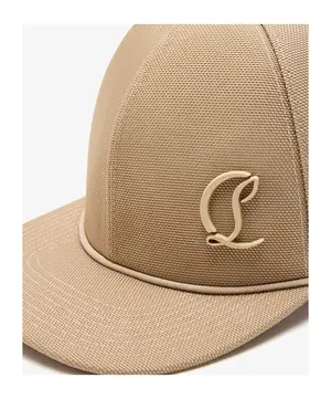 CHRISTIAN LOUBOUTIN Logo Plaque Baseball Cap