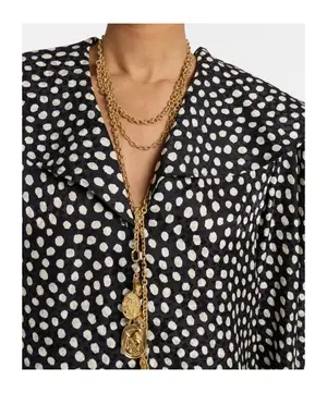 Chloé Polka-dot Silk Jacquard Minidress