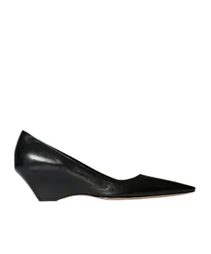 THE ROW Liisa Wedge Heel - Black