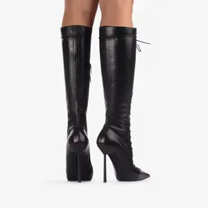 LE SILLA Colette Heeled Lace Up Boots