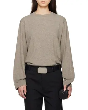 Fear Of God Round-neck Logo T-shirt - Gray
