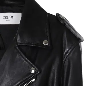 Celine Loose Biker Jacket In Calfskin
