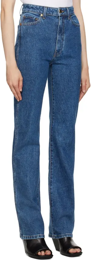 Khaite Danielle High-rise Straight-leg Jeans