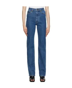 Khaite Danielle High-rise Straight-leg Jeans